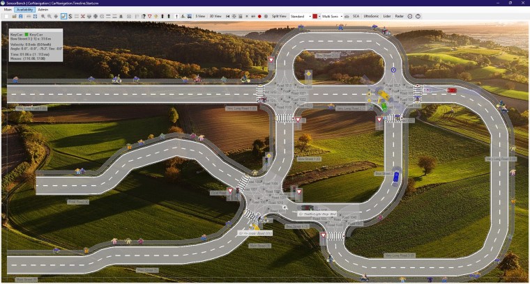 SensorBench. Car Navigation. – Dynamic Applications